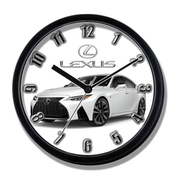 Clock | Wall Decor | Lexus Is 35 Fsport White Clock New | Poshmark